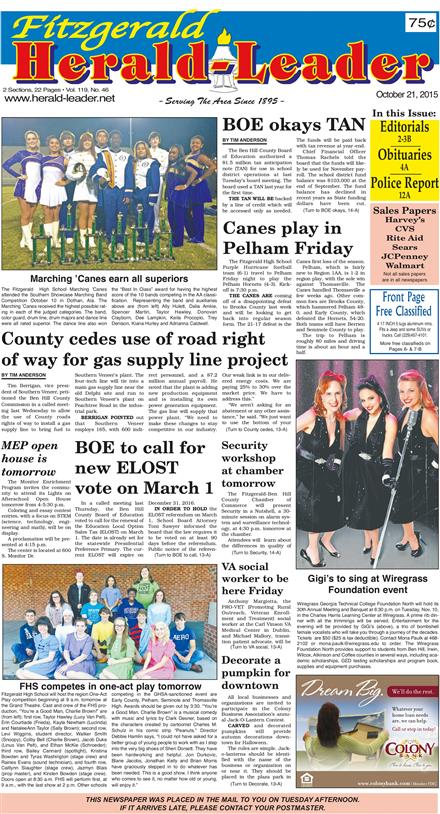 The Herald-Leader (Fitzgerald, GA): Contact Information, Journalists ...