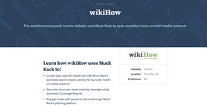 How wikiHow uses Muck Rack to achieve their PR goals | Muck Rack Blog