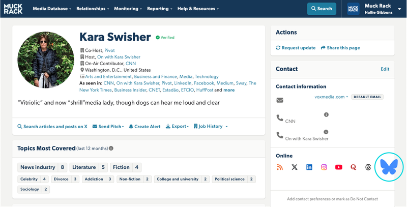 See which journalists are on Bluesky | Muck Rack Blog