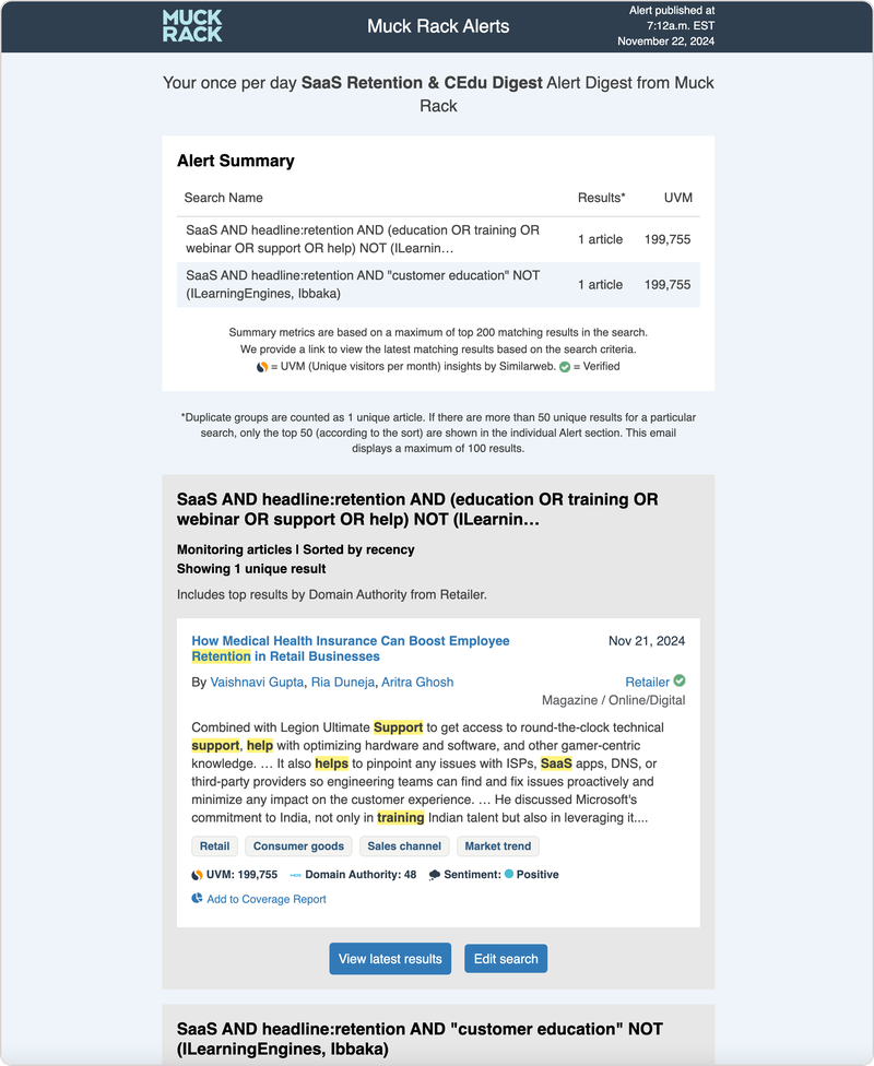 Media monitoring with AI and integrated analytics | Muck Rack