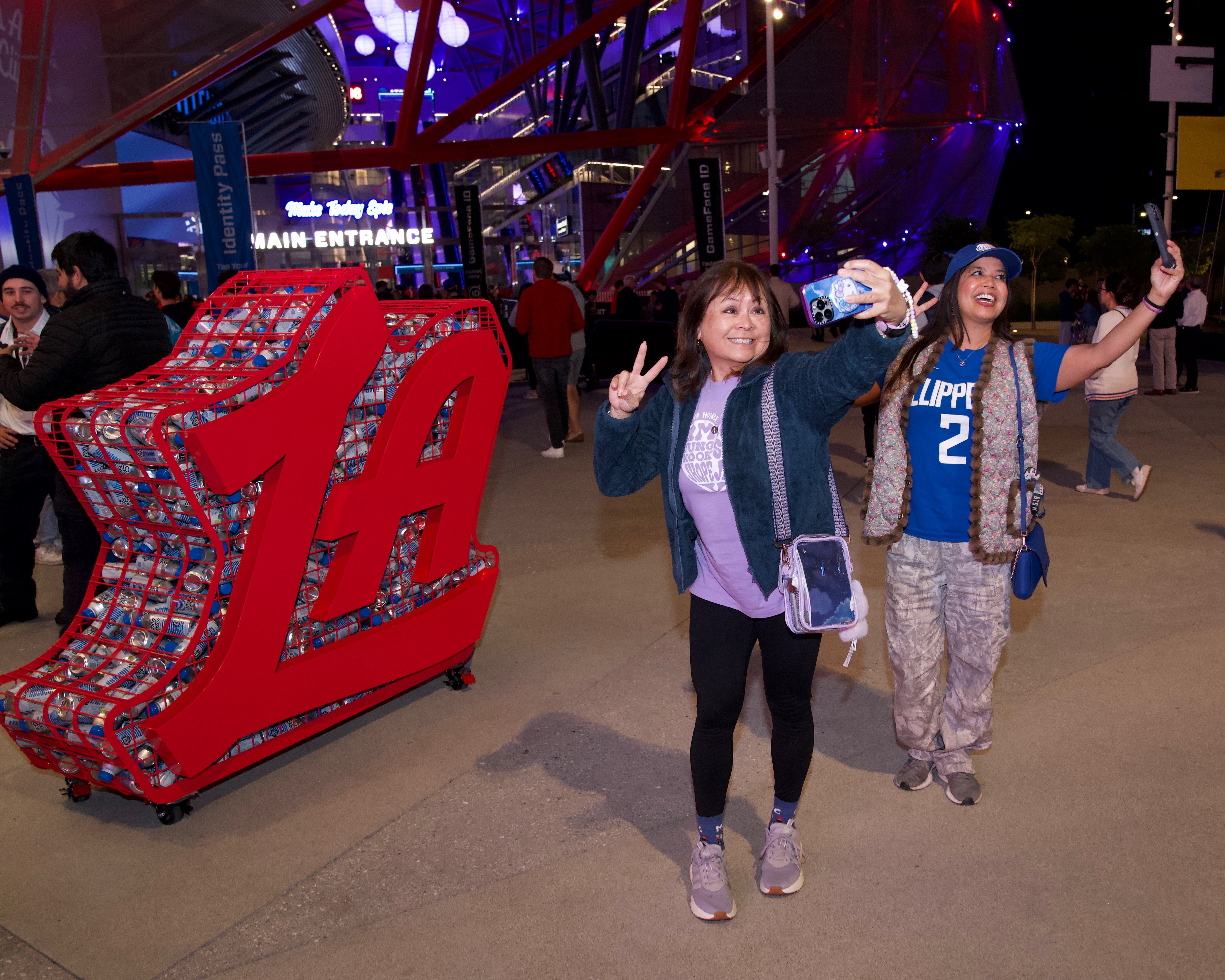 Every Can Counts, Open Water Debut Intuit Dome Recycling Cage